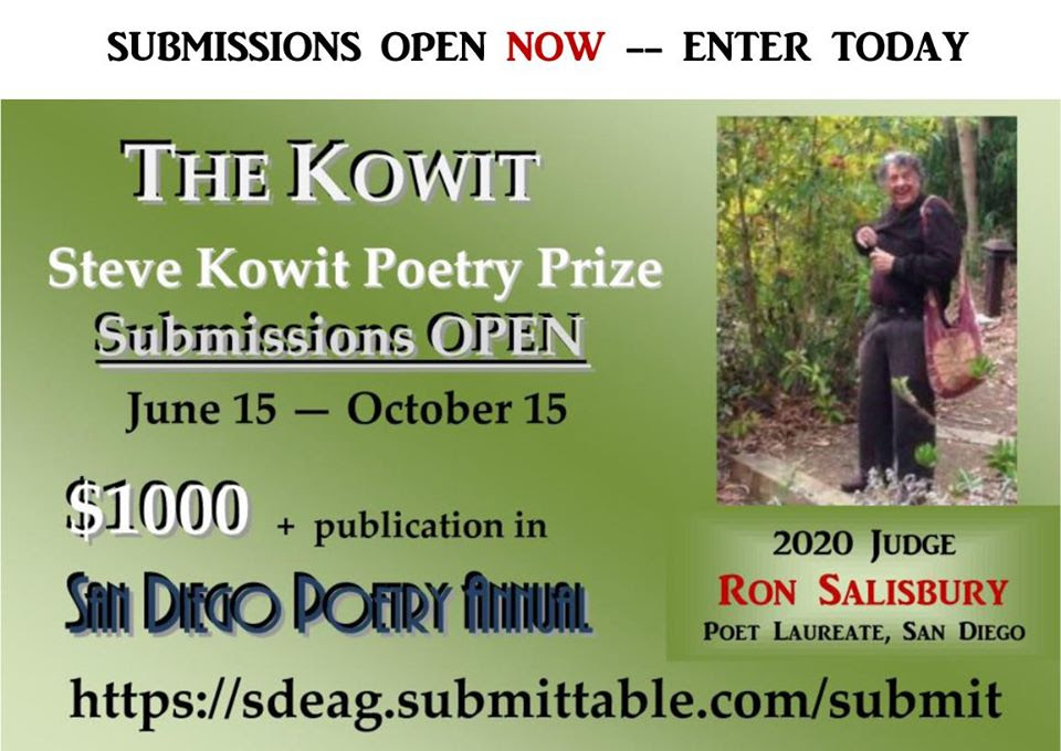 New Books by Michael Klam and Jimmy Jazz, $1,000 Kowit Poetry Prize ...
